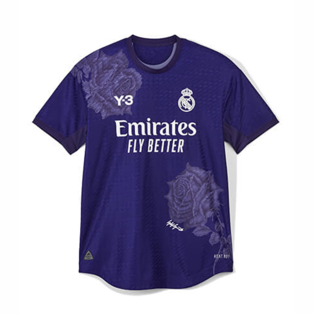 Camisa Real Madrid Y-3 Roxa 2024/25 Edição Especial – Space Sports